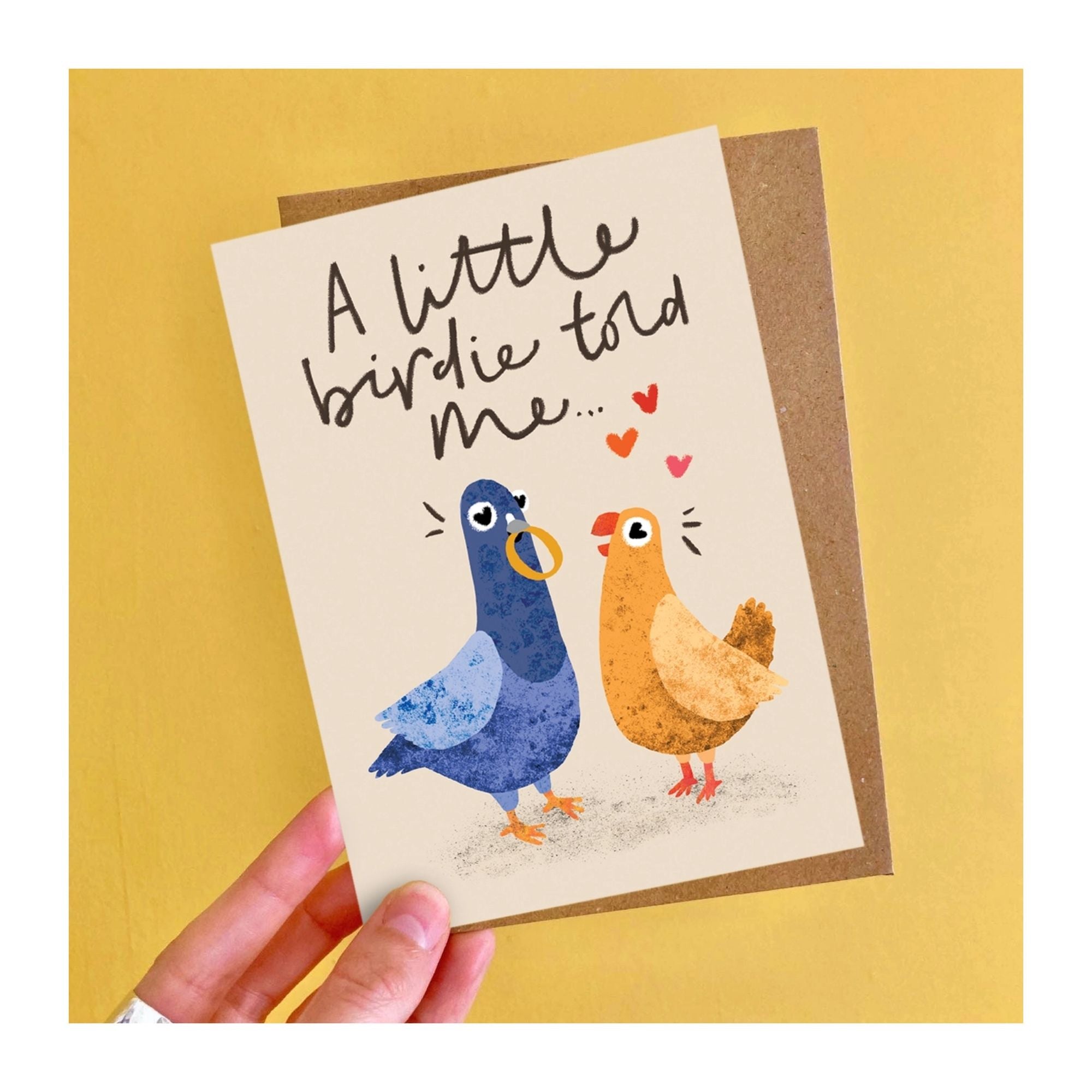 A Little Birdie Told Me Card – Harbour Lane Studio