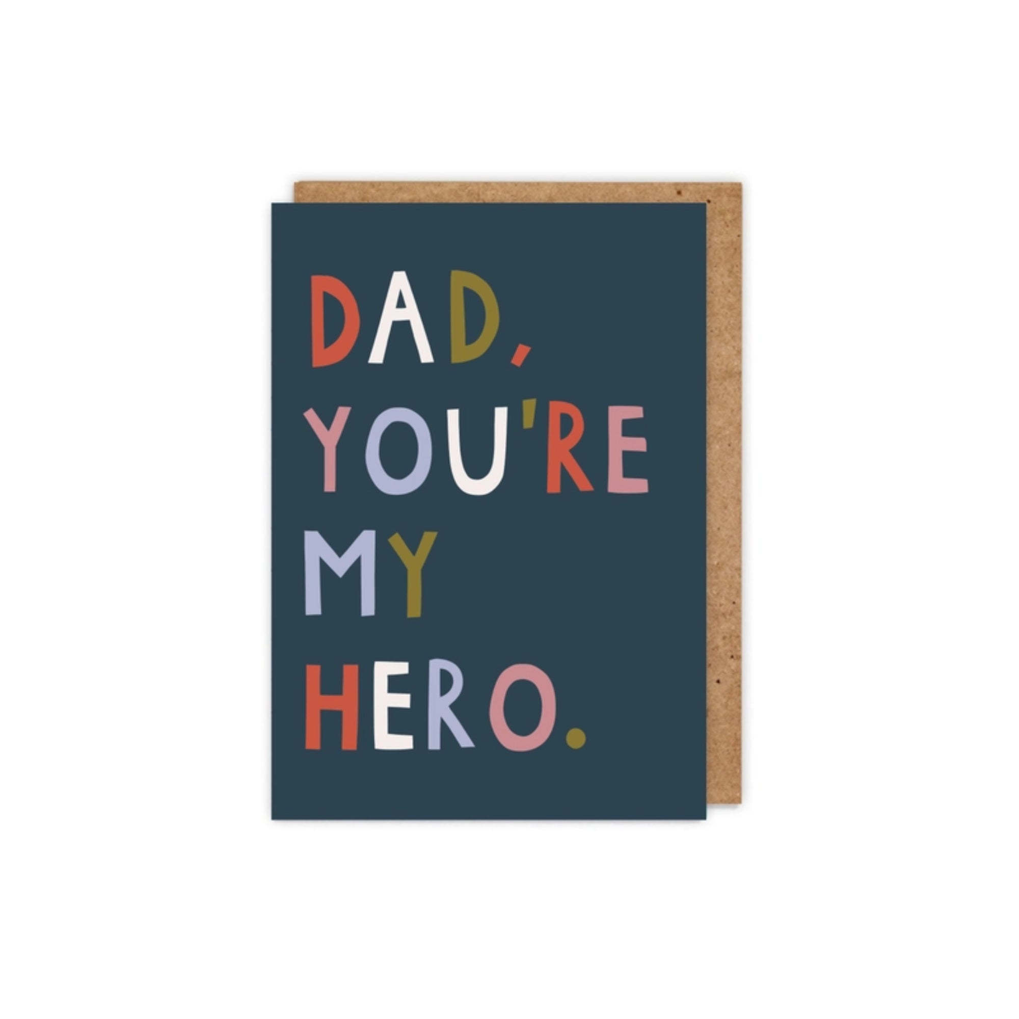 Dad, You're My Hero Card – Harbour Lane Studio