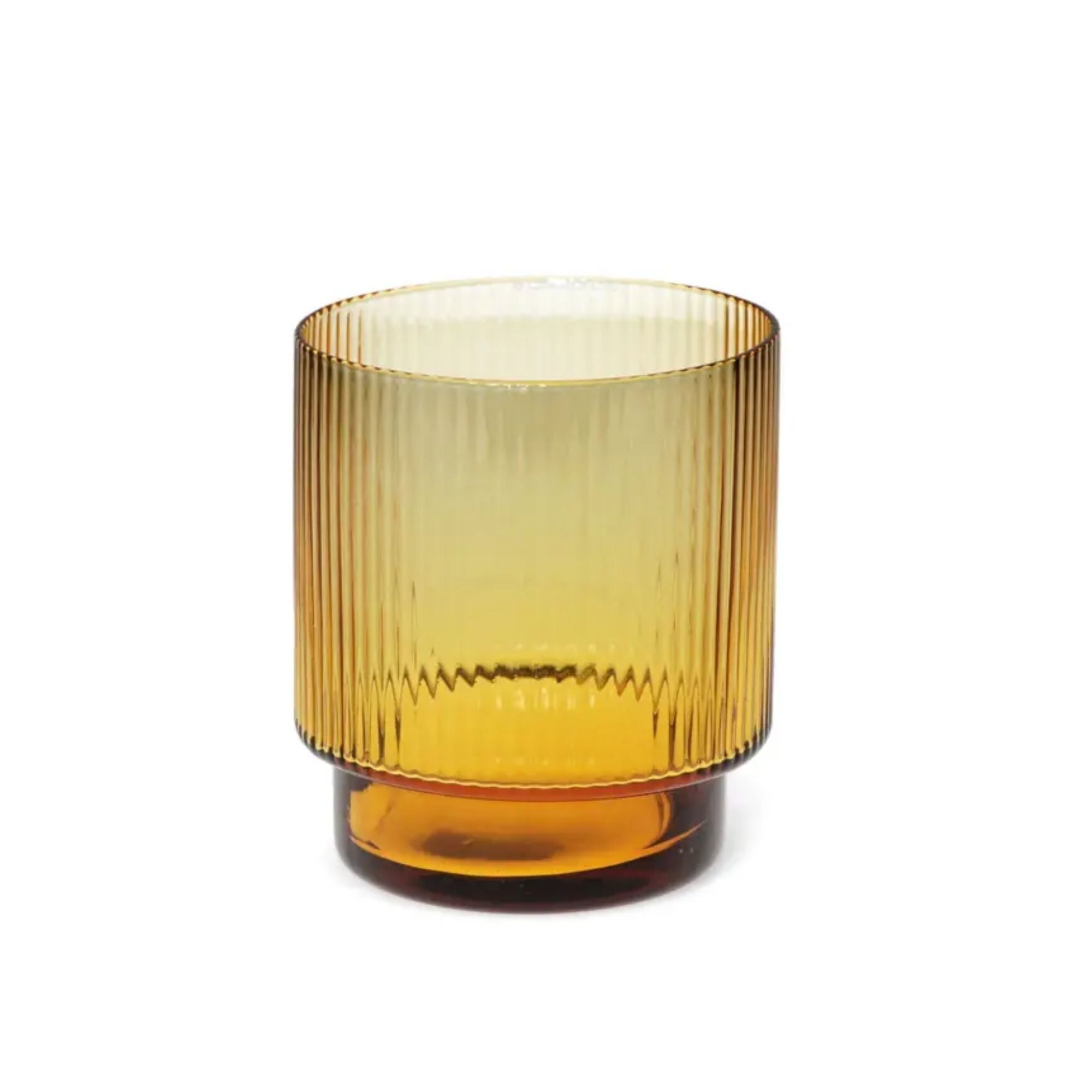 Amber Glass Tumbler – Harbour Lane Studio