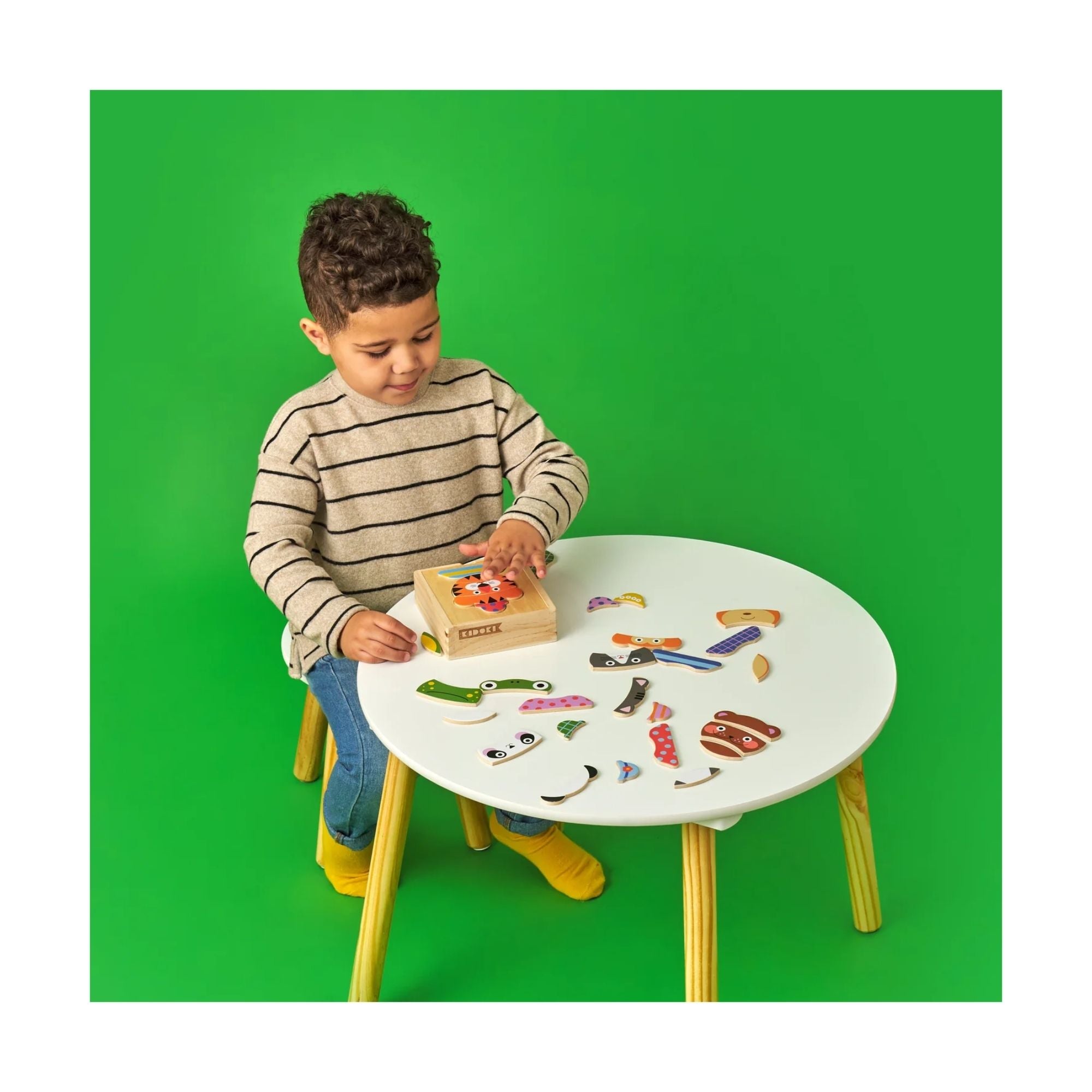 Animal Mix Up Wooden Puzzle – Harbour Lane Studio