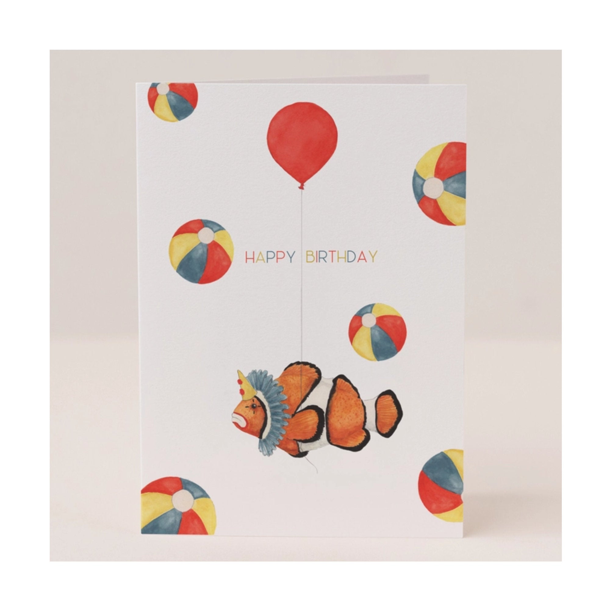Birthday Clown Fish Card – Harbour Lane Studio