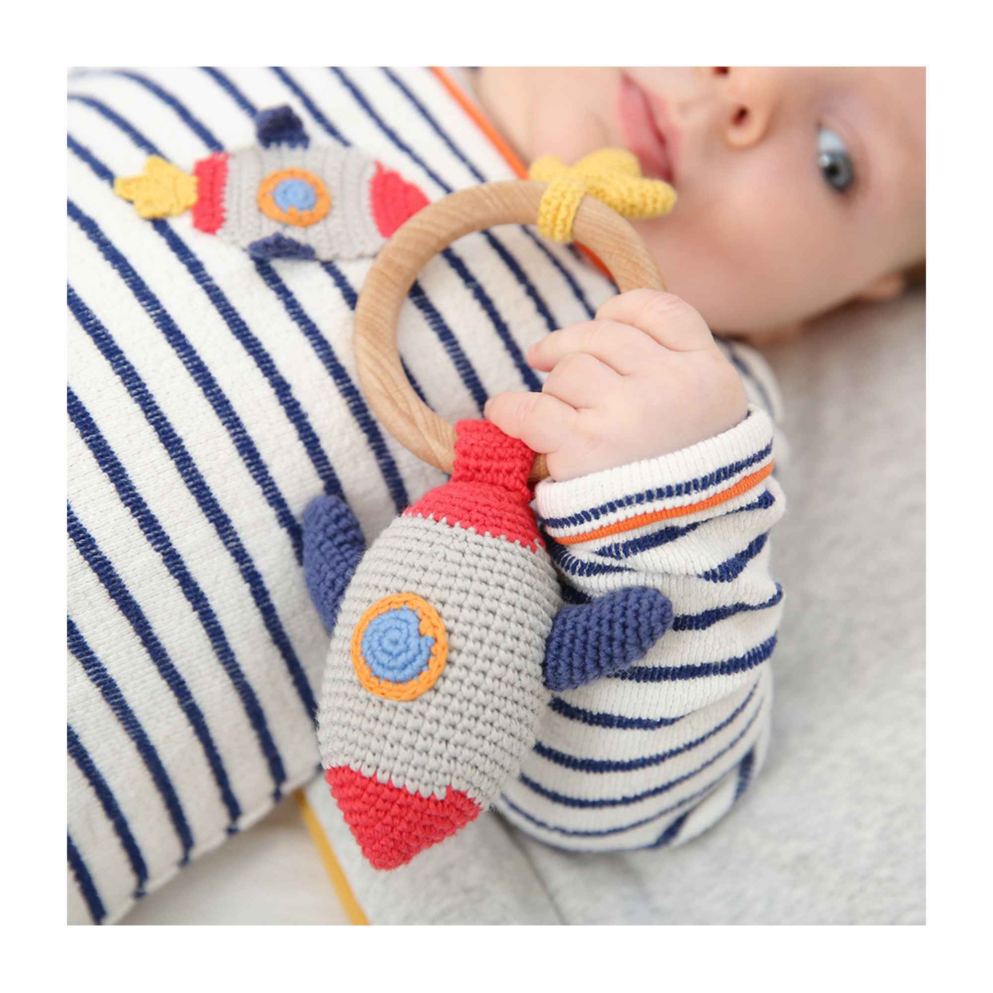 Rocket Ring Rattle – Harbour Lane Studio