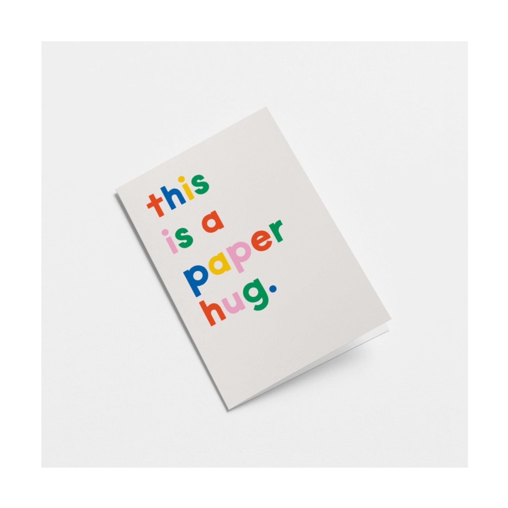 This is a Paper Hug Card – Harbour Lane Studio