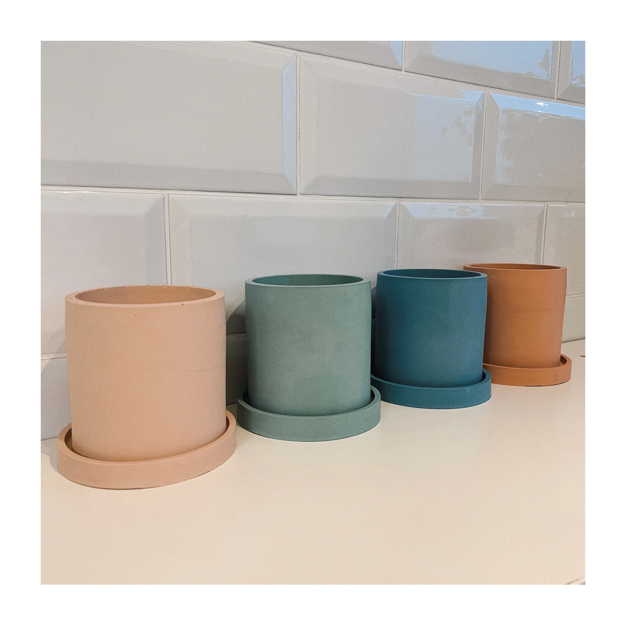 Jesmonite Planter Pot – Harbour Lane Studio