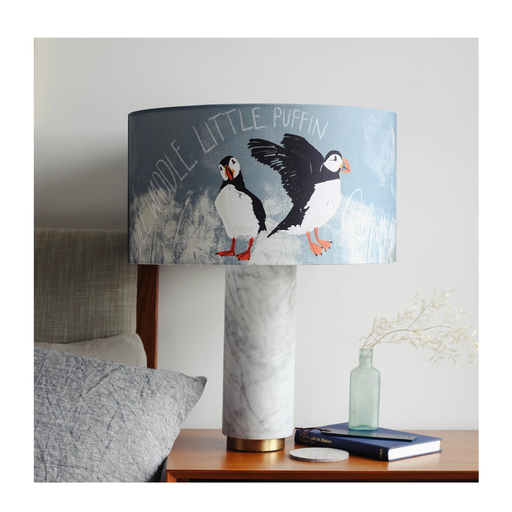 Puffin Lampshade – Harbour Lane Studio