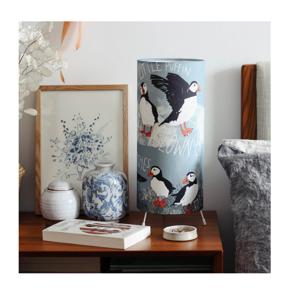 Puffin Waddle Table Lamp - Handmade in Scotland – Harbour Lane Studio