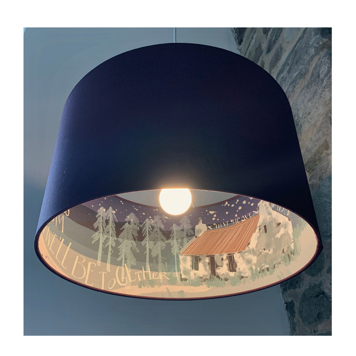Bothy Inside Out Lampshade – Harbour Lane Studio