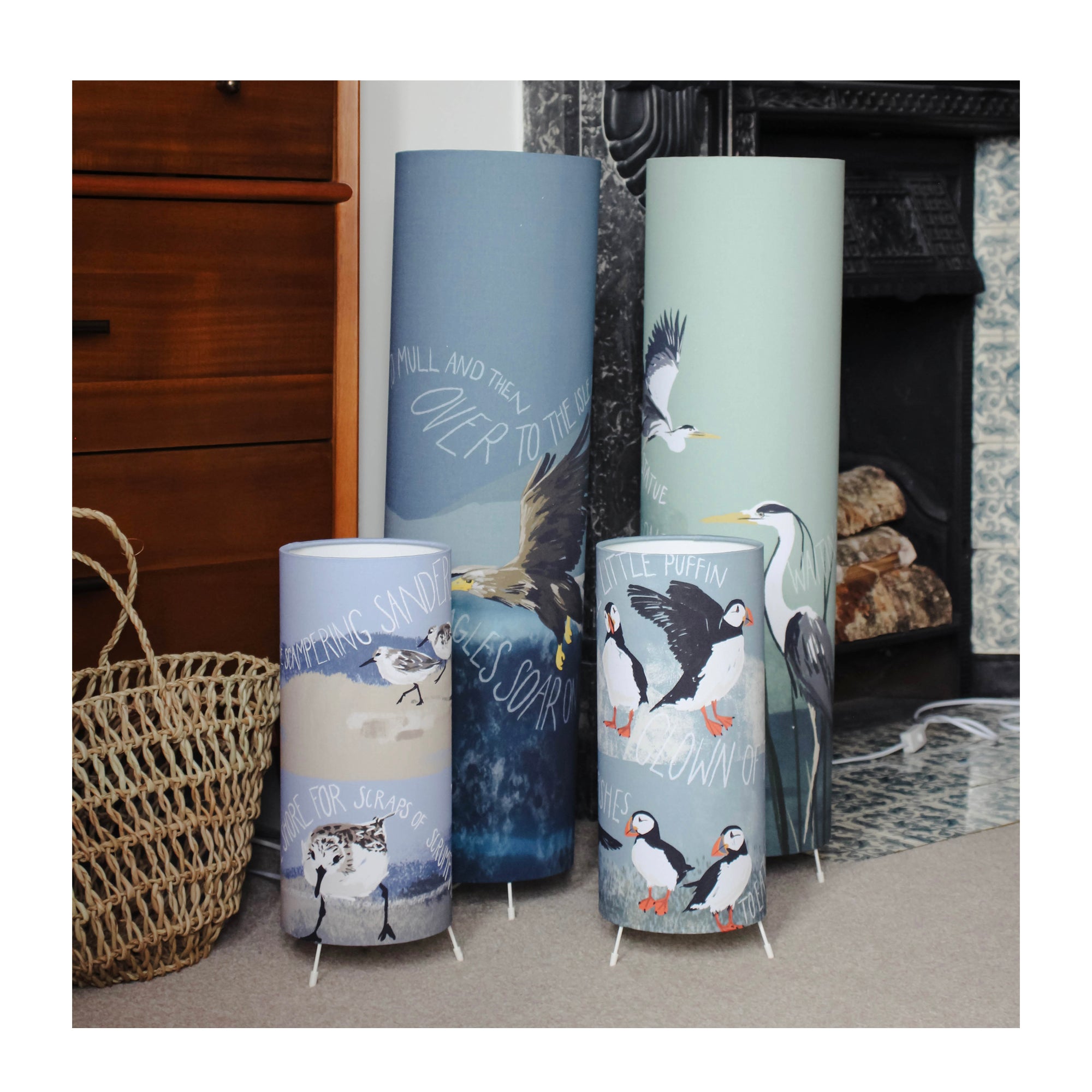 Puffin Waddle Lamp - Floor – Harbour Lane Studio